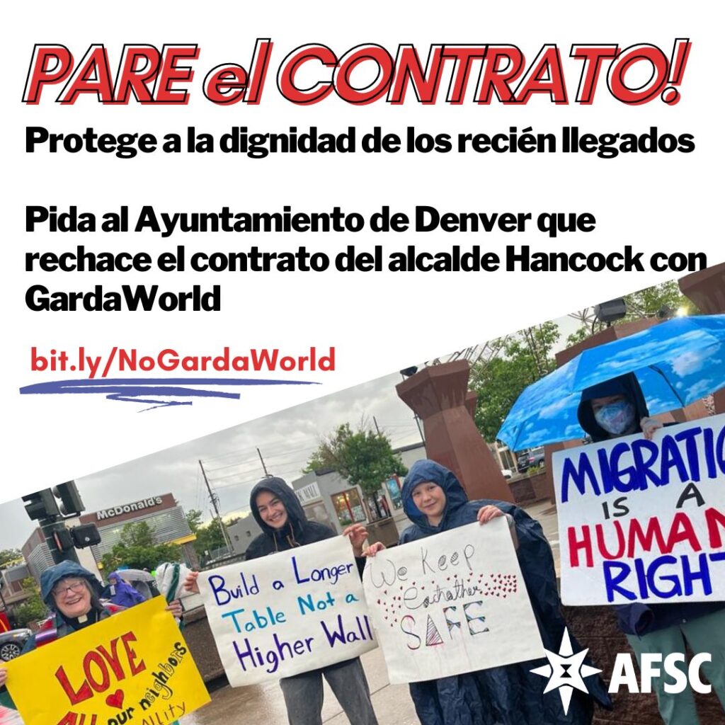 AFSC y CIRC piden a Denver rechazar contrato con empresa para ...